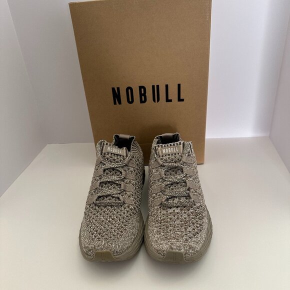 NOBULL | Shoes | Nobull Mens Diamond Knit Gray Runner Sneakers Size M ...
